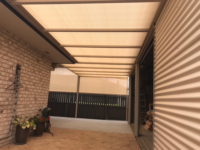 SHADECLOTH ROOF OUTDOOR AREA - Franks Home Decor
